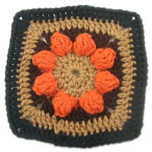 Crochet October Square — DIY Instructions